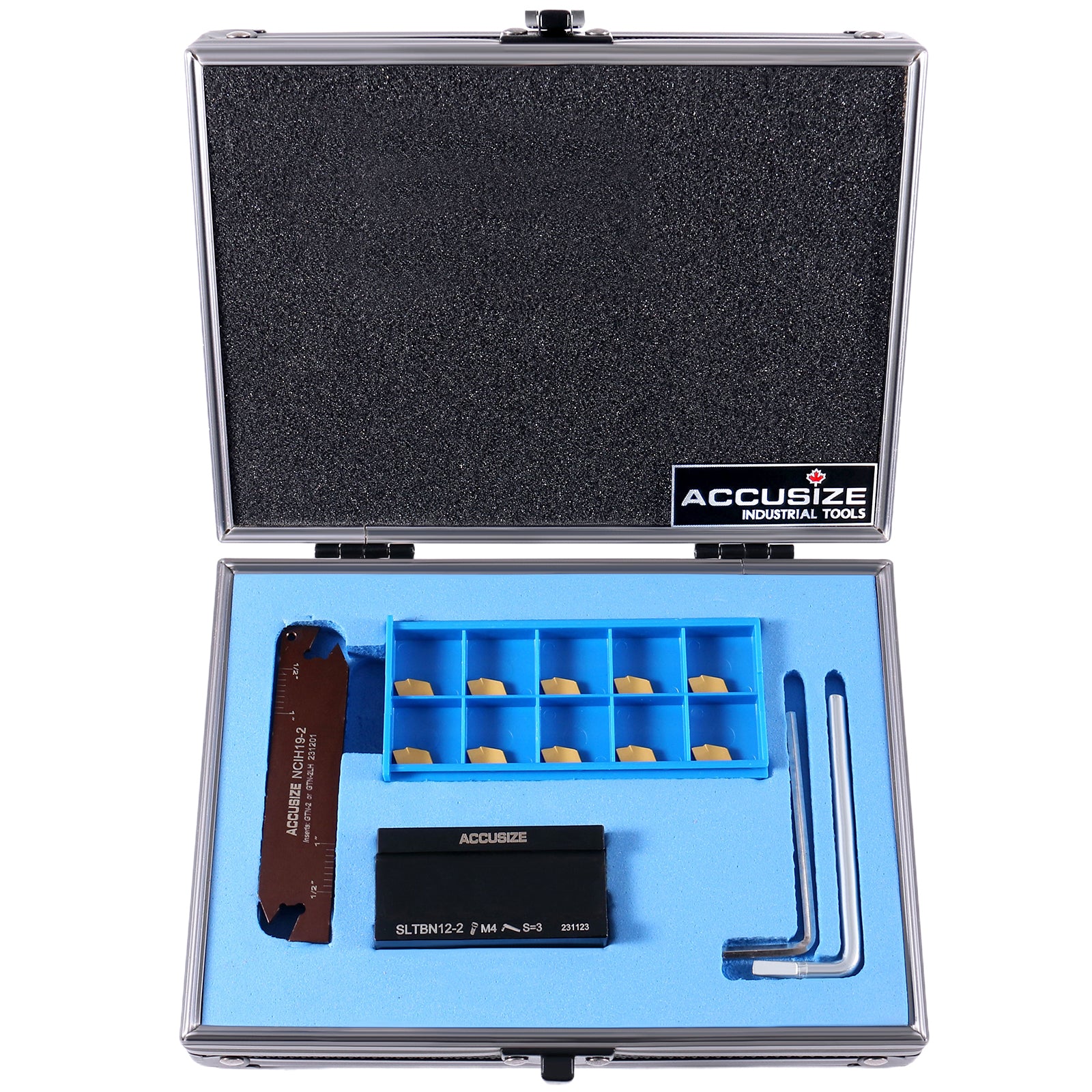 1/2" Self-Lock Carbide Cut-Off Tool set; SLTBN 12-2 (1/2") Tool Block