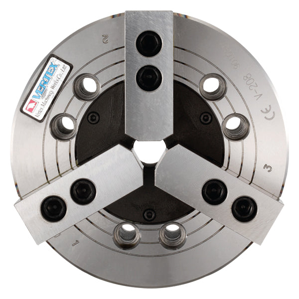 Vertex 8″ 3-Jaw Hydraulic Power Chuck N-208A6, 5002-083