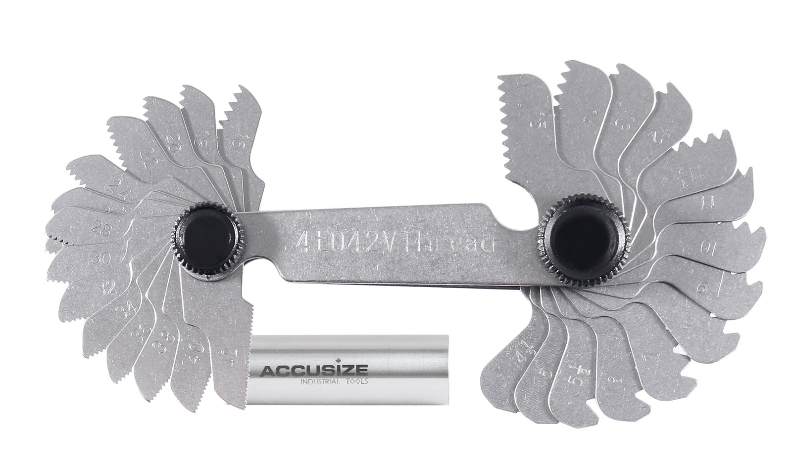 4-42 Range Screw Pitch Gage, 60 Deg., #8207-5642