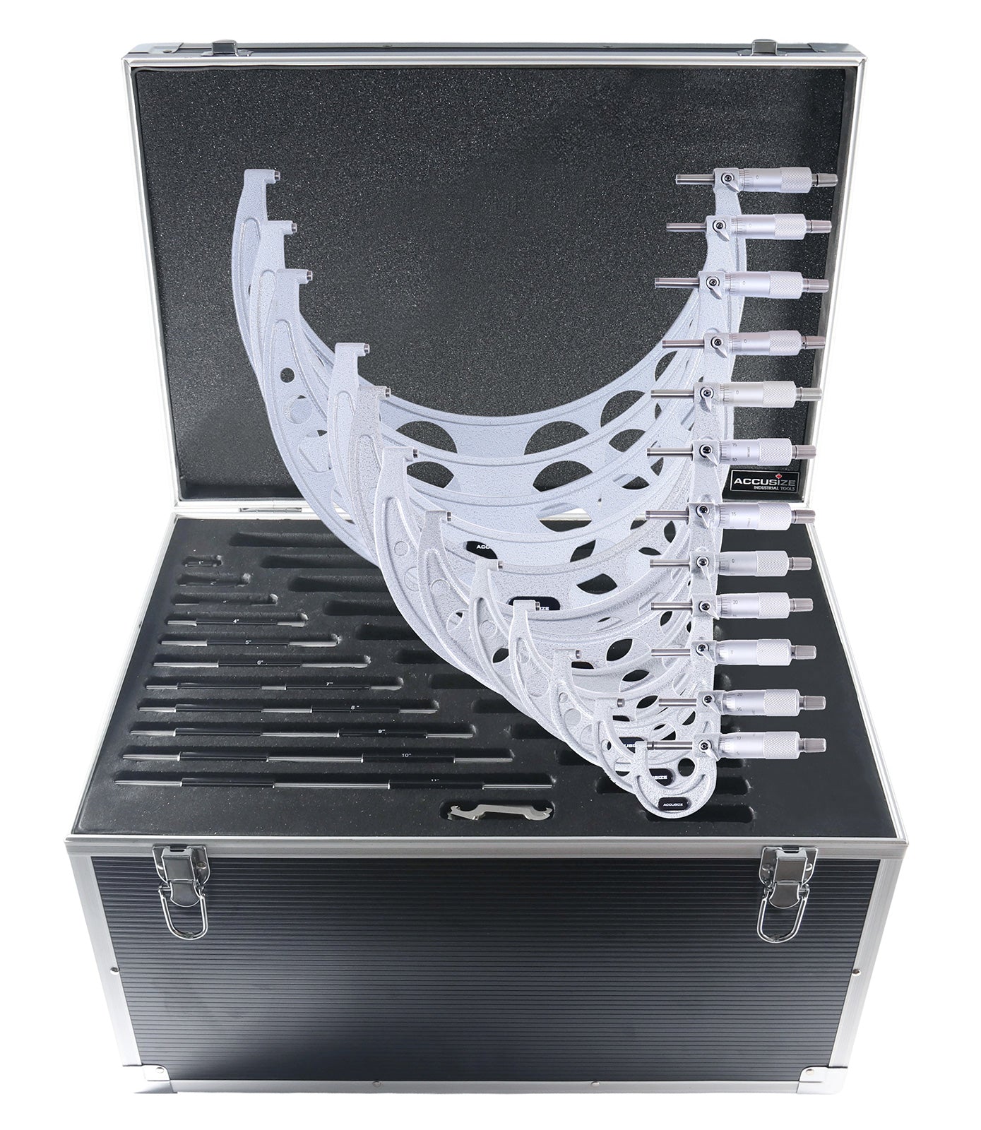 EG00-0912, 0-12"x0.0001" 12 Ps/Set Precision outside Micrometers