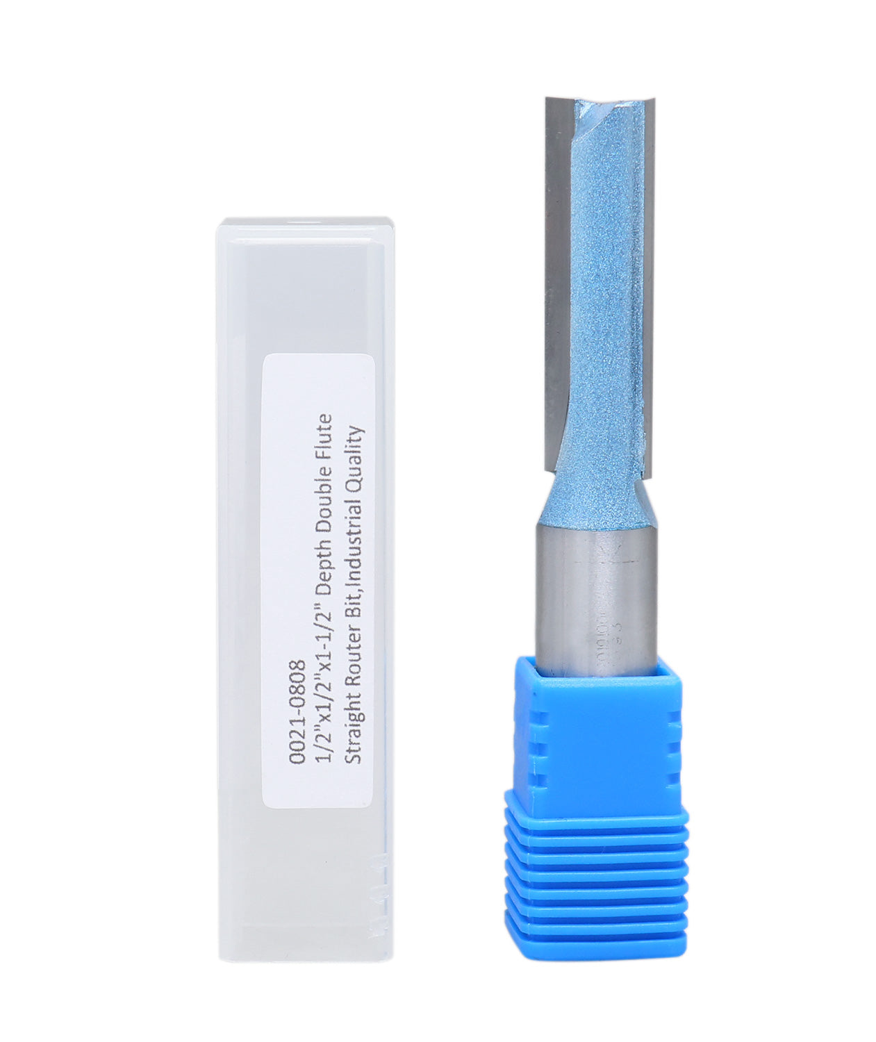 Double Flute Extra Long Straight Router Bit with 1/2" Shank, Industria