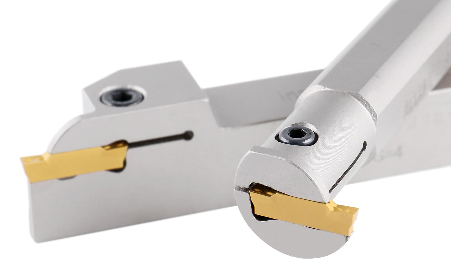 2Pc Indexable External & Internal Grooving Tool Set