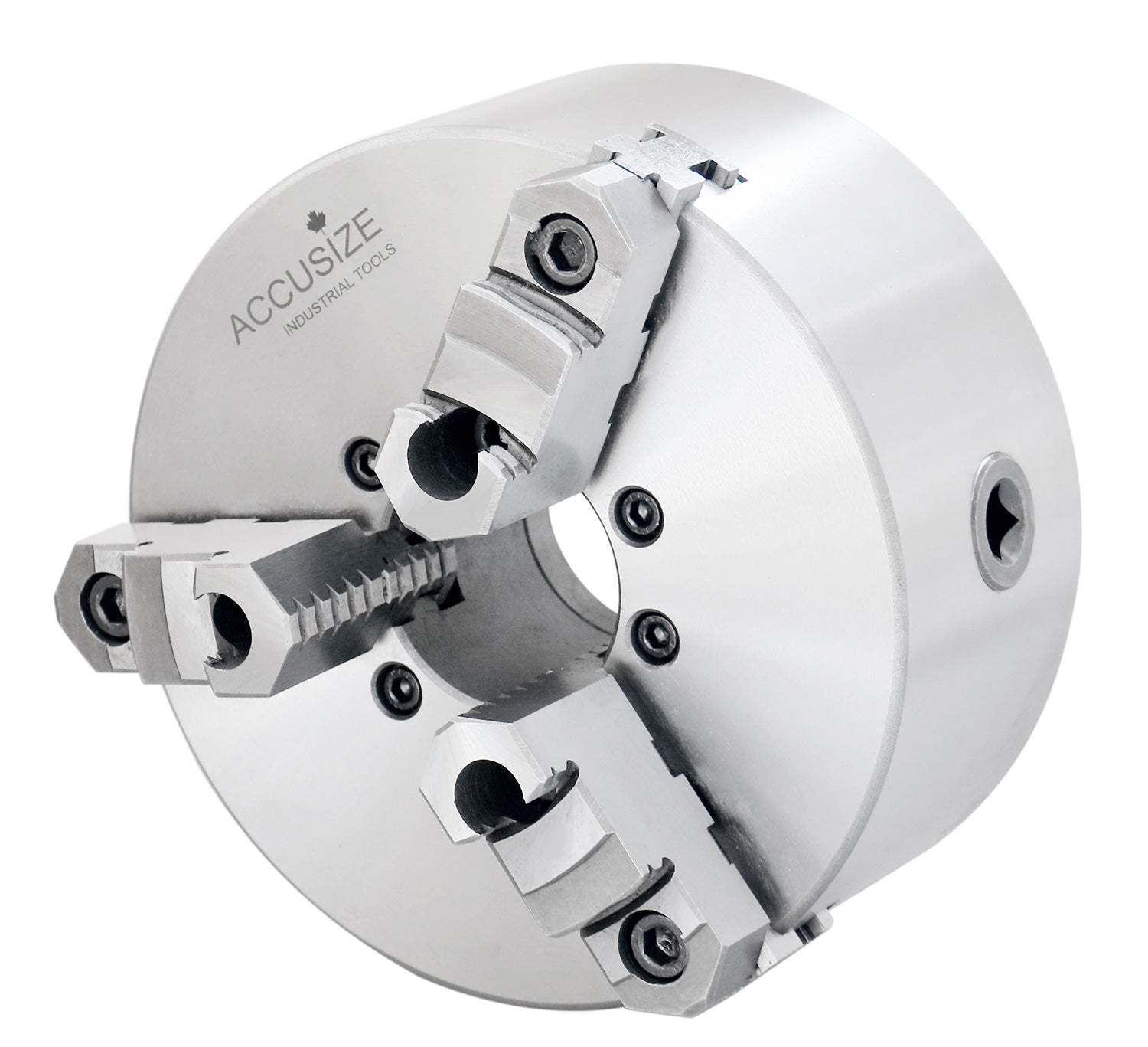 Two-Piece Reversible Jaws 3-Jaw Lathe Chucks, Direct Mount