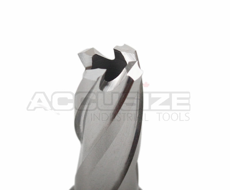 HSS Annular Cutter with Nitto One Touch Shank, CBN Ground, Cutting dep