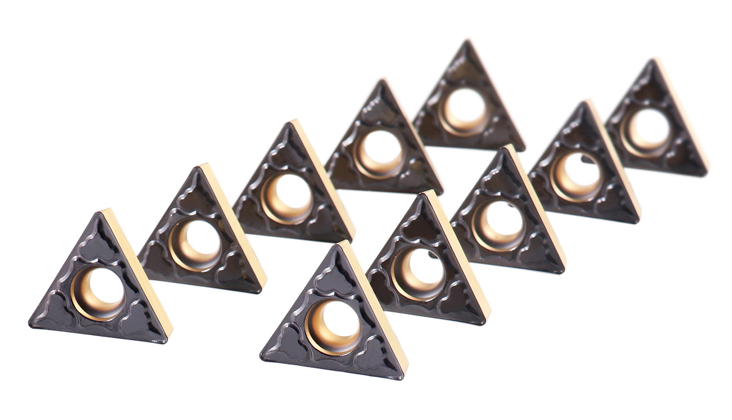 Carbide inserts, CVD Coating, TCMT, Black/Yellow, 10 ps/box