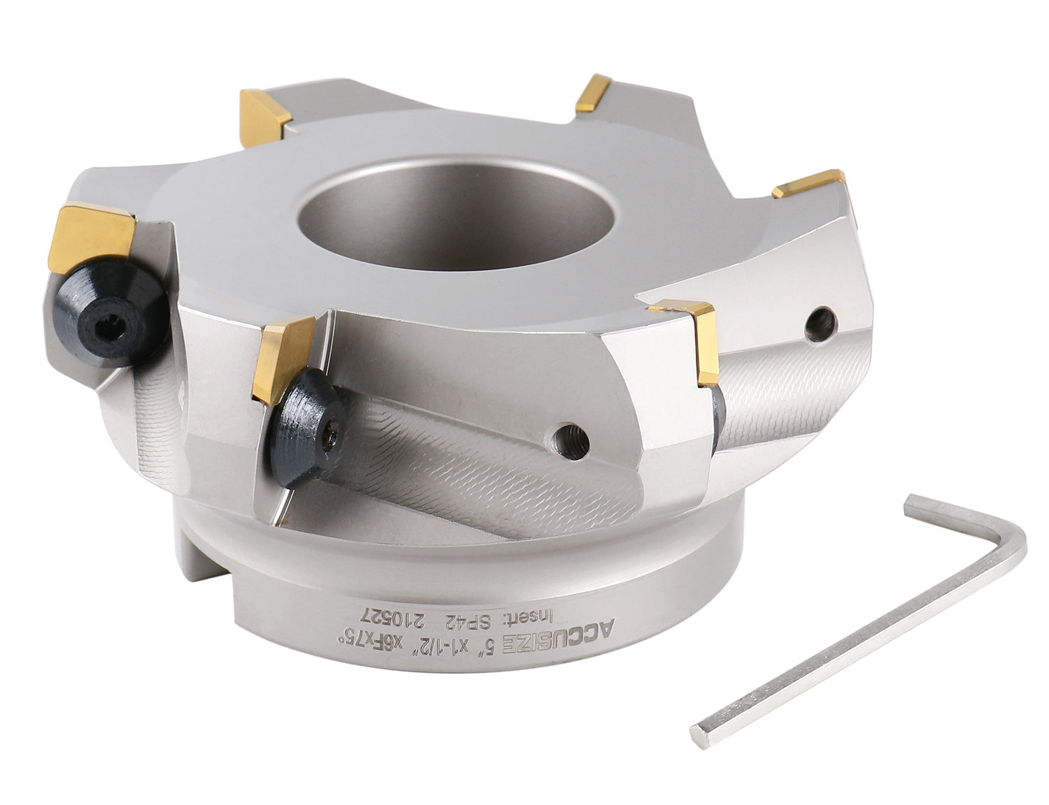 75 Degree Positive Rake Indexable Face Milling Cutters, with SPG422 Ca