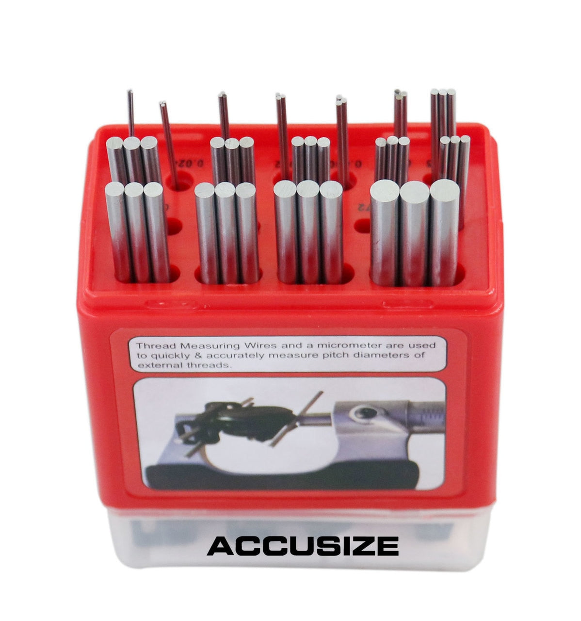 U.S. & Metric Thread Measuring Wire Sets, #EG06-1002