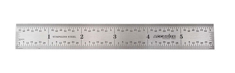 10 pcs of Rigid Steel Rules 4R, 6" x 3/4" width, 0.032" thickness, #EG