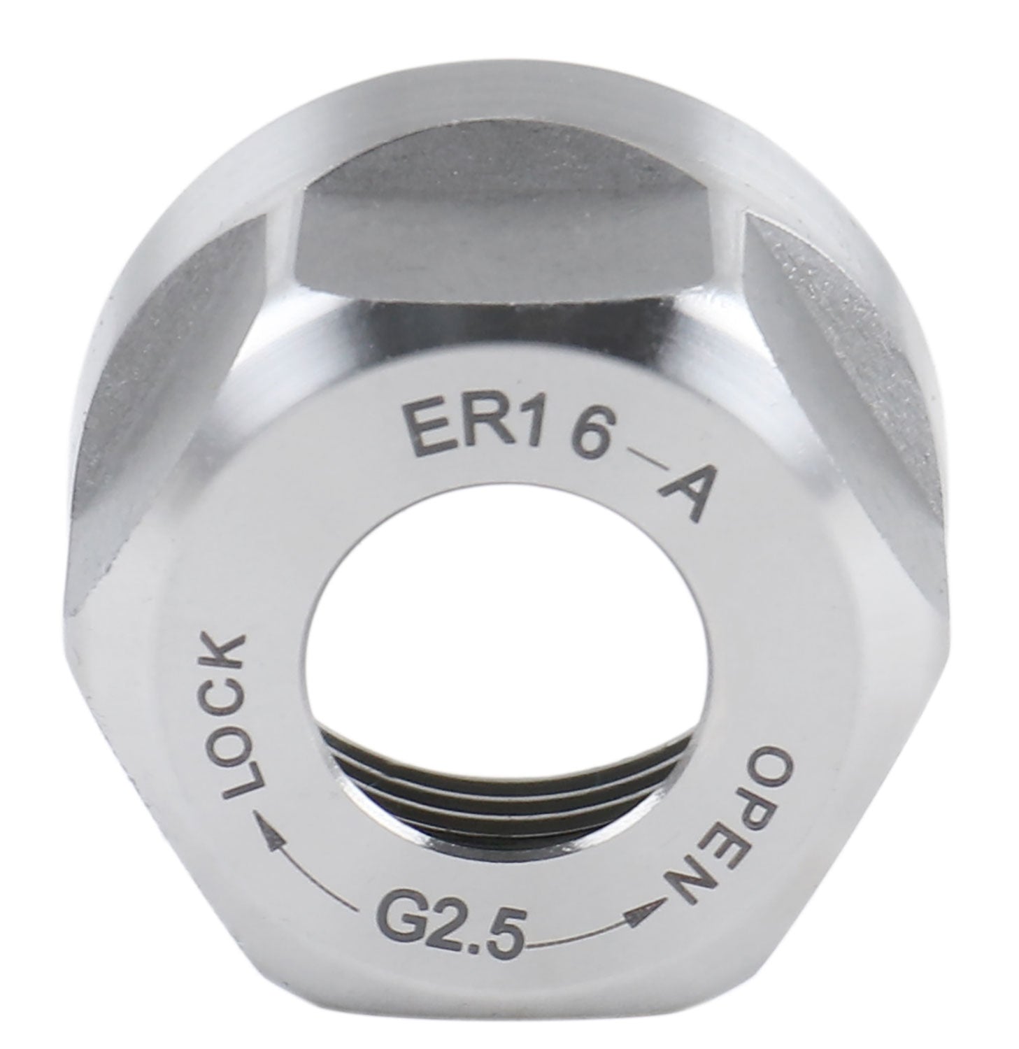 Hex ER16 Collet Nut, Slotted ER32 & ER40 Collet Nut, Balanced to 18,00