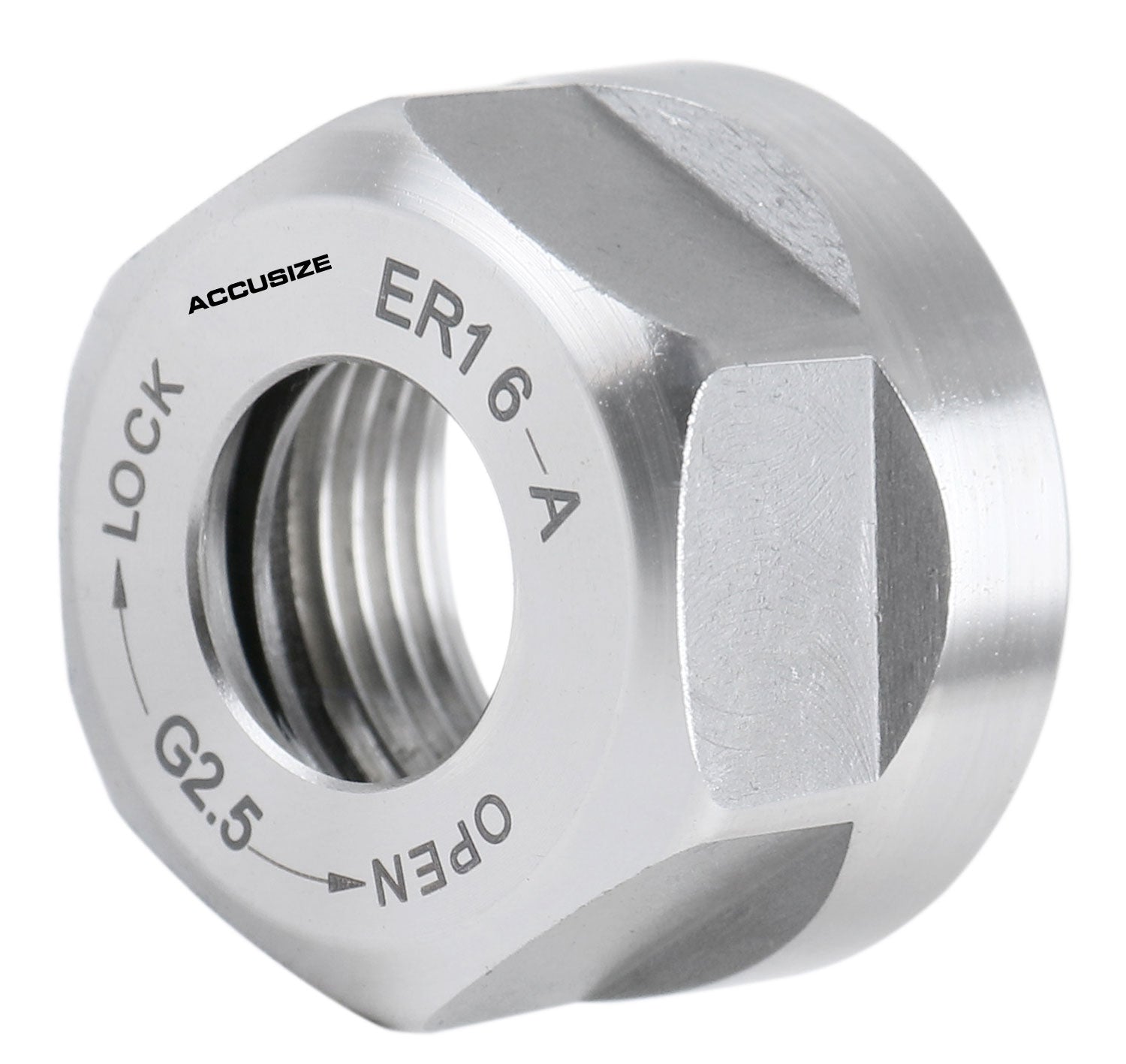 Hex ER16 Collet Nut, Slotted ER32 & ER40 Collet Nut, Balanced to 18,00