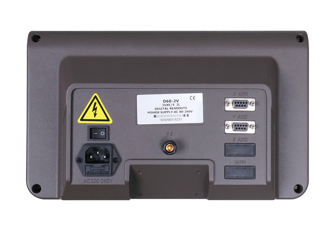 2-Axis DRO Packages for Lathe Machines, Glass Scales (X, Y)